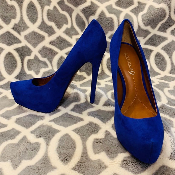 Boutique 9 | Shoes | Cobalt Blue Size 7 Boutique9 Heels | Poshmark